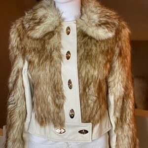 Rachel Zoe | Jackets & Coats | Rachel Zoe Leather Fur Jacket | Poshmark